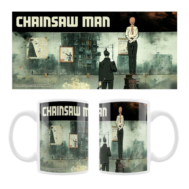 Caneca Chainsaw Man: Makima & Aki Caneca Chainsaw Man: Makima & Aki
