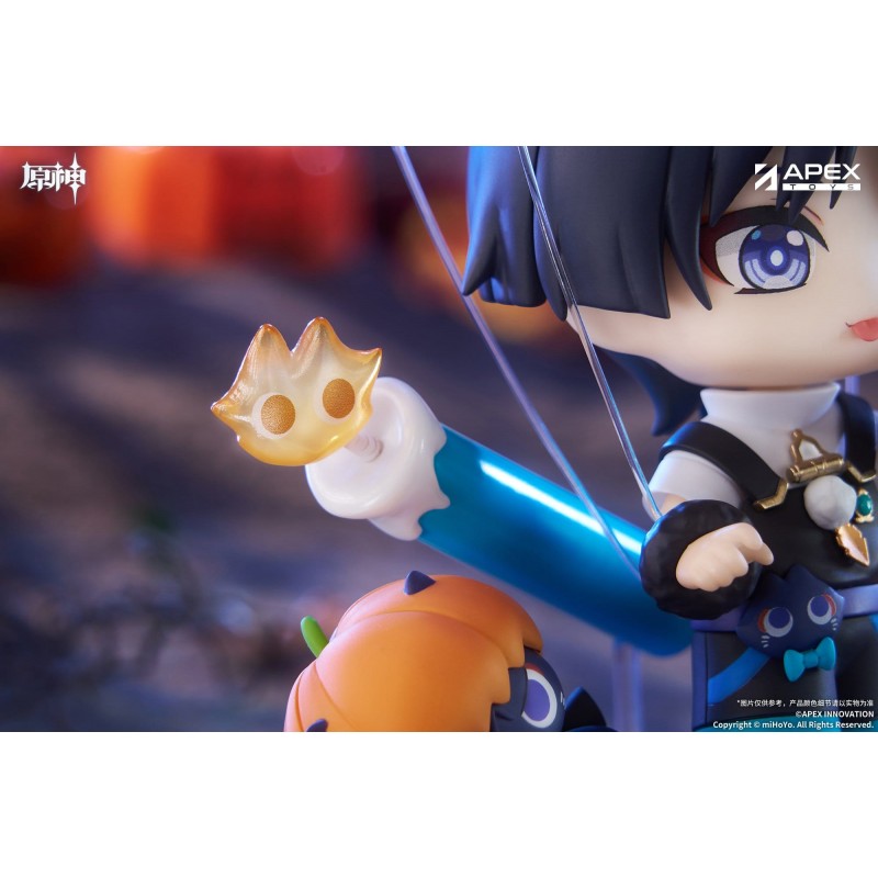 Estátua Genshin Impact You Ye Qi Xiang Series Chibi Chara: Wanderer